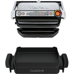 Tefal® Kontaktgrill OptiGrill+ Snacking & Baking, schwarz