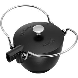 Staub® Teekessel, Gusseisen, schwarz