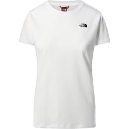 The North Face® Simple Dome T-Shirt, Rundhals, für Damen, weiß, XL