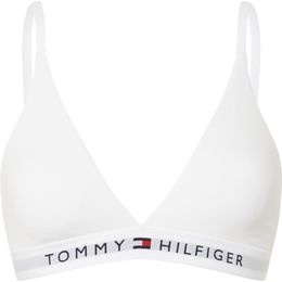 Tommy Hilfiger Triangel-BH, bügellos, Logo-Unterbrustband, für Damen, weiß, 3XL