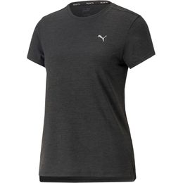 Puma® Run Favourite Heather Runningshirt, feuchtigkeitsregulierend, für Damen, schwarz, M
