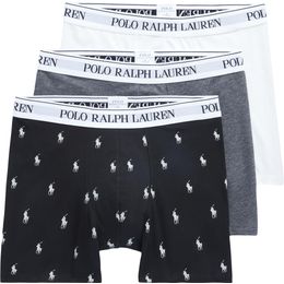 Polo Ralph Lauren Boxershorts, 3er-Pack, Print, für Herren, grau, XL