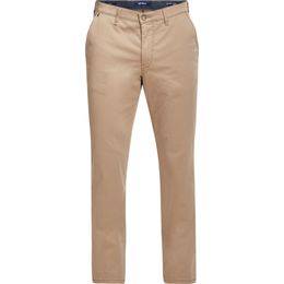 Gardeur Chinos "BENITO", Modern Fit, Baumwoll-Stretch, uni, für Herren, braun, 36/34