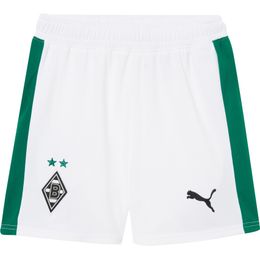 Puma® Shorts "Borussia Mönchengladbach Saison 2022/2023", Logo, für Kinder, weiß, 152