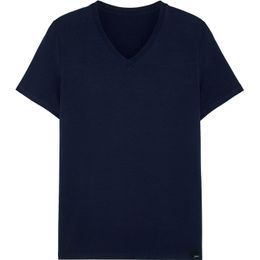 HOM TENCEL™ Soft Unterhemd, Kurzarm, V-Ausschnitt, für Herren, blau, XL