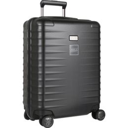 TITAN® TITAN® 4-Doppelrollen-Trolley, Hartschale, TSA-Schloss, schwarz