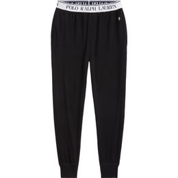 Polo Ralph Lauren Schlafanzughose, Logo-Bund, uni, für Herren, schwarz, XXL