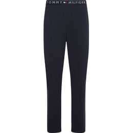 Tommy Hilfiger Schlafhose, Logo-Bund, für Herren, blau, L