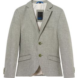 G.O.L.® Blazer, Slim-Fit, Baumwoll-Leinen-Mix, für Kinder, grün, 140