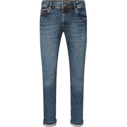 Timezone Jeans, verwaschen, destroyed, Slim-Fit, für Herren, blau, 33/30