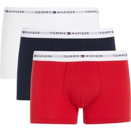 Tommy Hilfiger Signature Cotton Essentials Pants, 3er-Pack, Logo-Bund, für Herren, blau, S