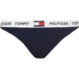 Tommy Hilfiger String, Logobund, für Damen, blau, S