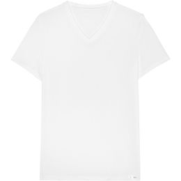 HOM TENCEL™ Soft Unterhemd, Kurzarm, V-Ausschnitt, für Herren, weiß, L