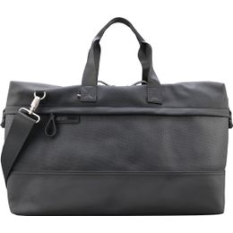 Strellson Reisetasche "Royal Oak", Material-Mix, uni, schwarz