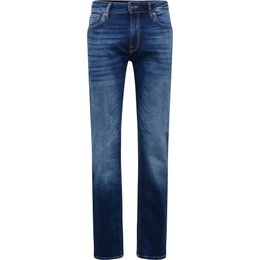 Jack & Jones JACK & JONES Jeans "Clark", Regular-Fit, Used-Look, für Herren, blau, W36/L34