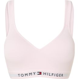 Tommy Hilfiger TH Original Bustier, bügellos, elastisches Logo-Unterbrustband, für Damen, rosa, XS