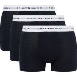 Tommy Hilfiger Signature Cotton Essentials Pants, 3er-Pack, Logo-Bund, für Herren, schwarz, M
