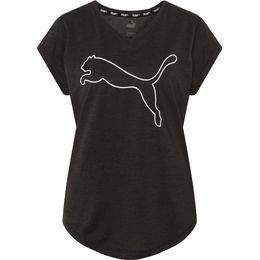 Puma® Funktionsshirt, V-Ausschnitt, Logo-Design, für Damen, schwarz, S