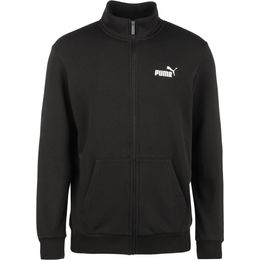 Puma® Essentials Sweatshirtjacke, Stehkragen, Rippbündchen, für Herren, schwarz, S
