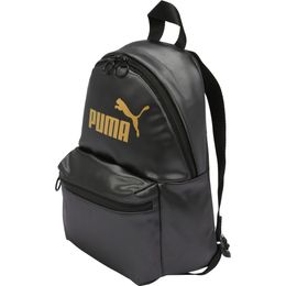 Puma® Rucksack, Kunstleder, Print, uni, schwarz