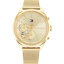 Tommy Hilfiger Damen Multifunktionsuhr "Quinn 1782417", gold, null