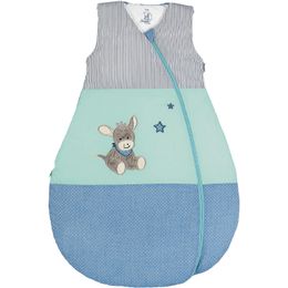Sterntaler® Schlafsack, Emmi, Stickerei, für Babys und Kleinkinder, blau, 70 cm