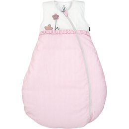 Sterntaler® Schlafsack, Emmi Girl, Rüschen, Stickerei, für Babys und Kleinkinder, rosa, 70