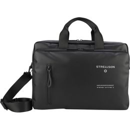 Strellson Businesstasche, Reißverschluss, Laptopfach, 12 Liter, für Herren, schwarz