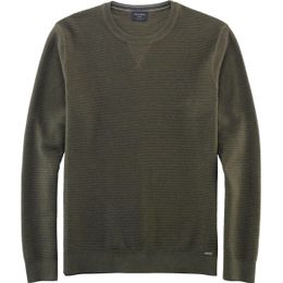 OLYMP Strickpullover, Rundhals, Modern Fit, für Herren, grün, S