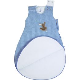 Sterntaler® Schlafsack "Emmi", Stickerei, Knöpfe, wattiert, für Babys, blau, 50/56