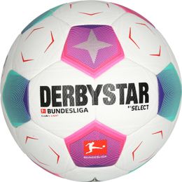 Derbystar Fußball "Club S-Light 290 v23", maschinengenäht, für Kinder, weiß, 4