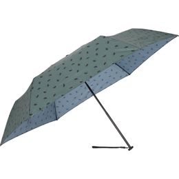 Knirps Regenschirm, Minimal-Print, für Damen und Herren, grün, OneSize
