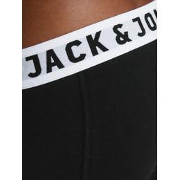 Jack & Jones JACK & JONES Pants kurz "Sense Trunks", 3er-Pack, Logo-Bund, für Herren, schwarz, S