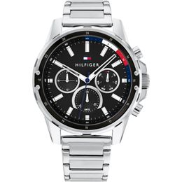 Tommy Hilfiger Herren Multifunktionsuhr "Mason 1791936", silber