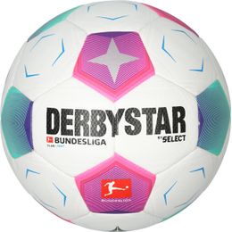 Derbystar Fußball "Club Light 350 v23", maschinengenäht für Kinder, weiß, 4