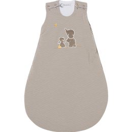 Sterntaler® Schlafsack, einfarbig, für Babys und Kleinkinder, braun, 68