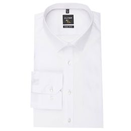 OLYMP No. Six Businesshemd, Super-Slim-Fit, für Herren, weiß, 42