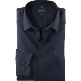 OLYMP Luxor Businesshemd, Modern Fit, für Herren, blau, 38