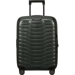 Samsonite 4-Doppelrollen-Trolley, Hartschale, TSA-Kombinationsschloss, Emblem, grau