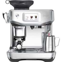 Sage® Siebträger Espressomaschine "Barista Touch Impress SES881BBS ", assistiertes Tampern, silber