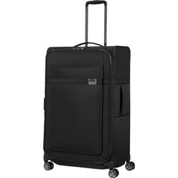 Samsonite 4-Doppelrollen-Trolley, Weichgepäck, Emblem, uni, 78 cm, schwarz