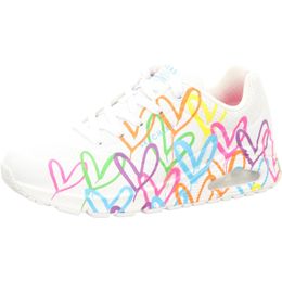 Skechers® JGoldcrown Sneaker, Herzen, für Damen, weiß, 39