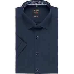 OLYMP Hemd, Body Fit, für Herren, blau, 45