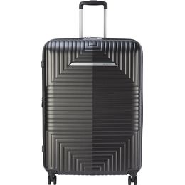 Samsonite 4-Doppelrollen-Trolley, Hartschale, TSA-Zahlenschloss, grau