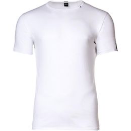 Replay T-Shirt, uni, Ärmel-Print, für Herren, weiß, L