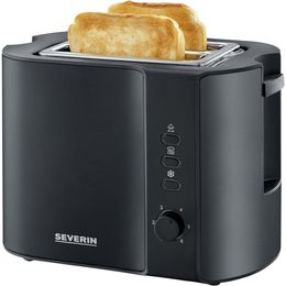 Severin Toaster "AT 9552", Brötchenaufsatz, schwarz