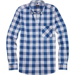 OLYMP Freizeithemd, Regular-Fit, Button-Down-Kragen, für Herren, blau, XL