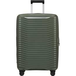 Samsonite 4-Doppelrollen-Schalentrolley, Hartgepäck, arretierbarer Teleskopgriff, TSA-Schloss, uni, grün