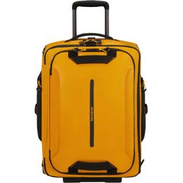 Samsonite 2-Rollen-Trolley, Spanngurte, Reißverschlussfach, TSA-Schloss, 55cm, gelb