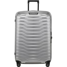 Samsonite 4-Doppelrollen-Trolley, Hartschale, TSA-Schloss, uni, 98L, 75 cm, grau